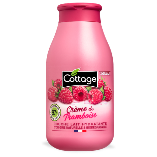 Молочко для душа Cottage Raspberry cream, 250 мл, 250 г