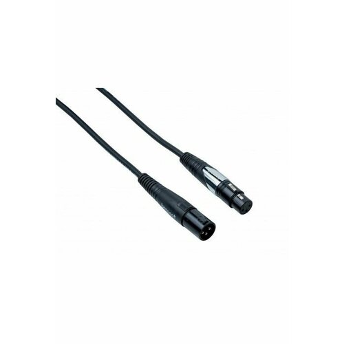 Кабель готовый микрофонный BESPECO HDFM300 с низким сопр. серии "SILOS HD" 3p XLR F/ 3p XLR M, 3м