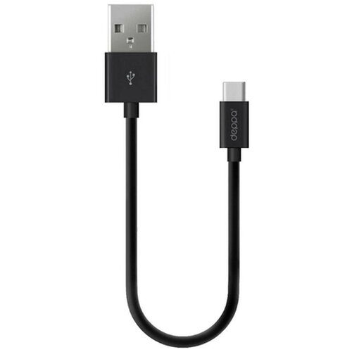 Дата-кабель USB-A - USB-C, USB 2.0, 2.4A, 3м, черный, Deppa 72314