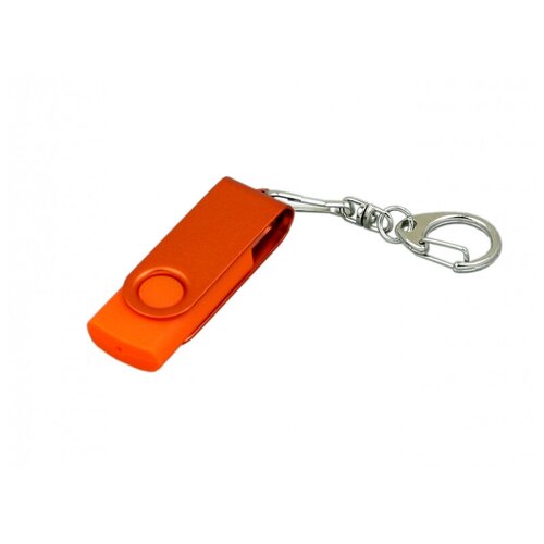 Флешка для нанесения Квебек Solid (128 Гб / GB USB 3.0 Оранжевый/Orange 031 Внешняя флешка с гравировкой компании доступна мелким оптом)