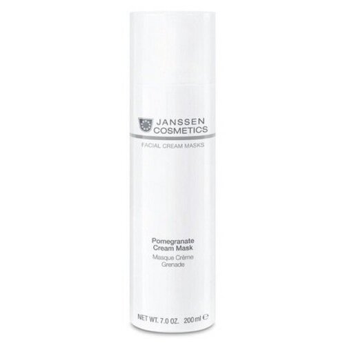Janssen Facial Cream Pomegranate Cream Mask - Омолаживающая крем-маска с экстрактом граната и витамином 200мл
