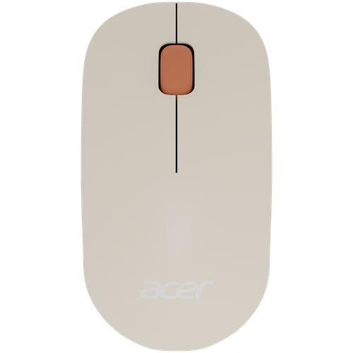 Мышь беспроводная Acer OMR200 бежевый (ZL. MCEEE.022)