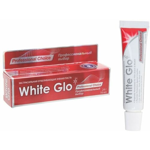 Отбеливающая зубная паста White Glo, "Профессиональный выбор", 24 г