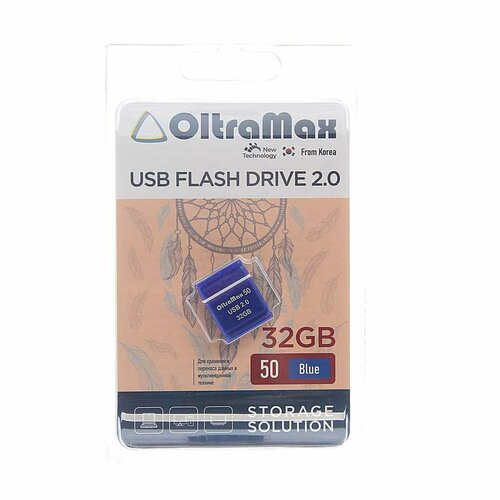 Карта памяти USB 32GB, OM-32GB-50-Blue, OLTRAMAX