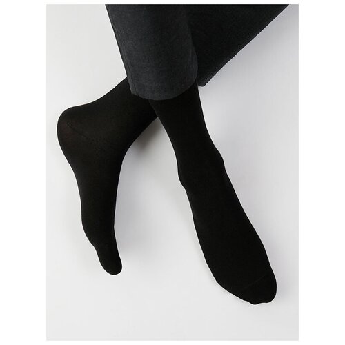 Носки Omsa, 4 пары, 4 уп., размер 39-41, черный