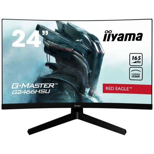 Монитор Iiyama 23.6" Red Eagle G2466HSU-B1 черный VA LED 1ms 16:9 HDMI M/M матовая 250cd 178гр/178гр 1920x1080 165Hz DP FHD U