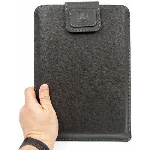 Кожаный Чехол для ноутбука 13 дюймов (Zenbook и другие ноутбуки размером до 310х210 мм), черный, J. Audmorr - Weybridge 13 Metal