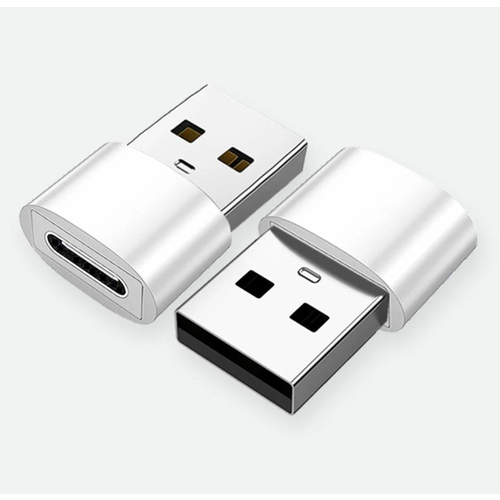 Переходник Type-c на USB серебро