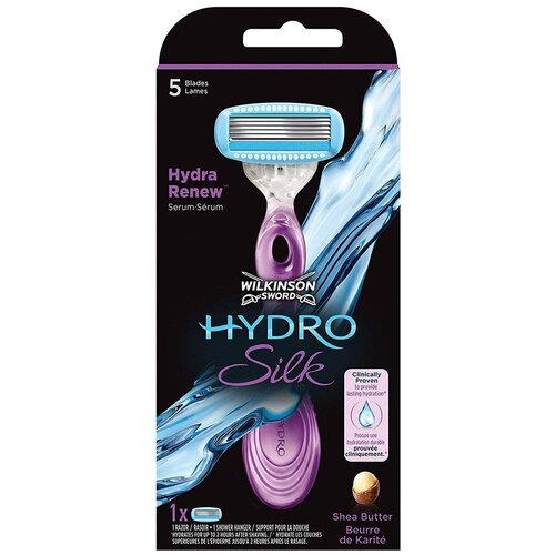 Wilkinson Sword Hydro Silk Бритвенный станок, с 1 сменным лезвием в комплекте