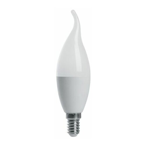 Лампа светодиодная LED 13вт Е14 белый матовая свеча на ветру 38113 FERON
