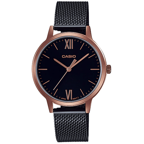 Наручные часы CASIO LTP-E157MRB-1B, черный, золотой