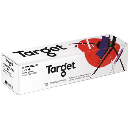 Тонер-картридж Target KM-TN221K, черный, для лазерного принтера, совместимый