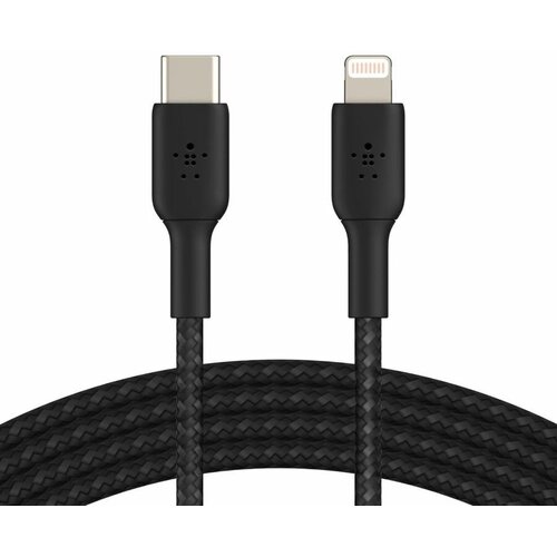 Кабель для iPod, iPhone, iPad Belkin Boost Charge USB-C/Lightning 1m CAA004bt1MBK (Black)