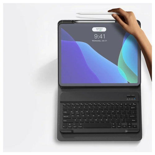 Чехол с клавиатурой для планшета Baseus Brilliance Detachable Keyboard Case для iPad Pro 12.9" (2018/2020/2021), Черный