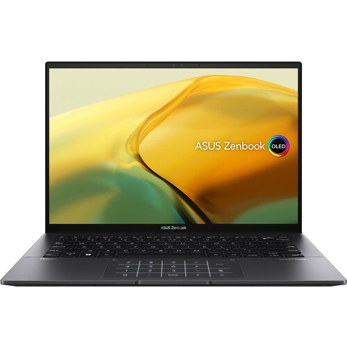 Ноутбук ASUS Zenbook 14 UM3402YA-KP660 (90NB0W95-M014W0), 14", IPS, AMD Ryzen 7 7730U 2ГГц, 8-ядерный, 16ГБ LPDDR4, AMD Radeon , без операц