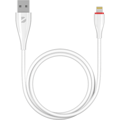 Дата-кабель Ceramic USB - Lightning, 1м, белый, крафт, Deppa 72291-OZ