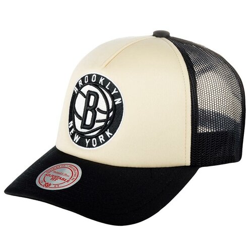 Бейсболка Mitchell & Ness, размер OneSize, бежевый