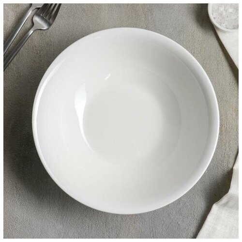 Тарелка глубокая White Label, 1500 мл, d-22,5 см, белый