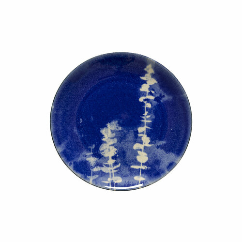 Тарелка COSTA NOVA Elements Lomo, 21 см, керамическая, сине-белая (COP211-02519A)
