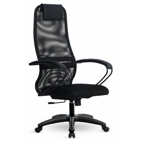 Кресло офисное Метта SU-BP-8 (черный), пятилучие PL