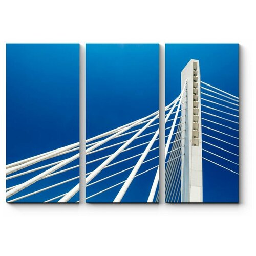 Модульная картина Белоснежный мост 90x65