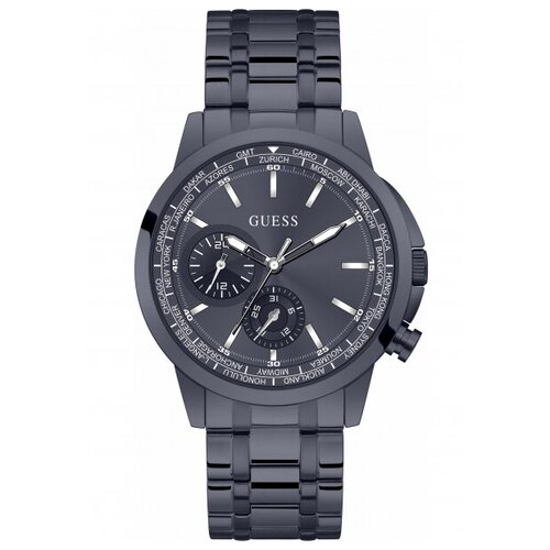 Наручные часы GUESS Dress Steel мужские GW0490G4, синий, серебряный