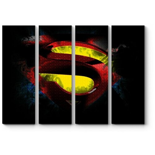 Модульная картина Логотип Супермена130x98