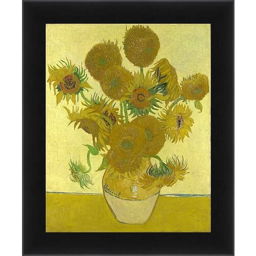 Плакат, постер на бумаге Sunflowers. Винсент Ван Гог. Размер 21 х 30 см