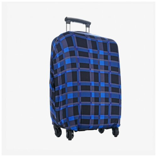Чехол для чемодана NO NAME, 10 л, черный, синий