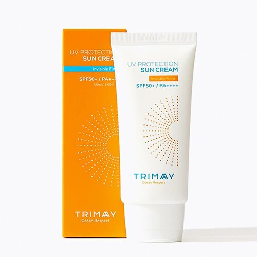 Солнцезащитный крем с коллагеном и аминокислотами Trimay UV Protection Sun Cream SPF50+