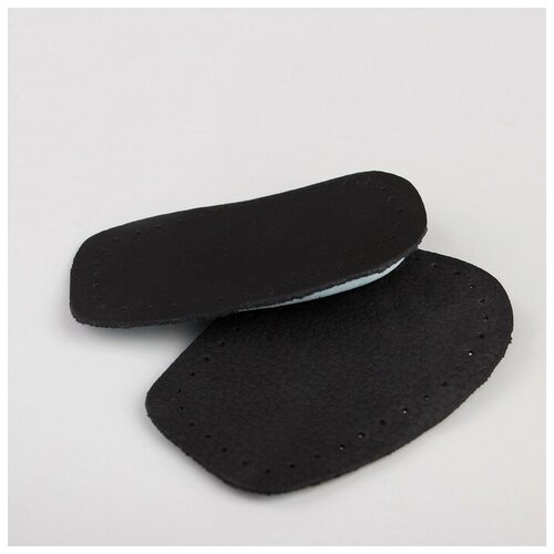 Подпяточники для обуви, 10x7 см, пара, цвет чёрный