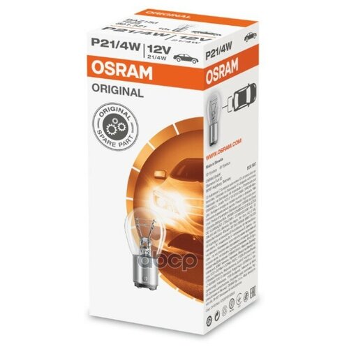 Лампа Накаливания P21/4w Baz15d 12v 21/4w 1 Шт. Osram арт. 7225