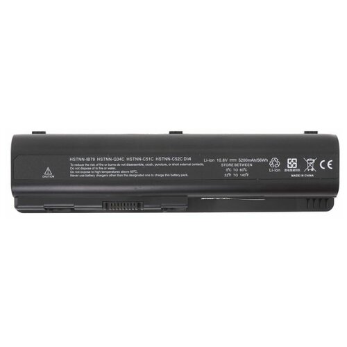 Аккумулятор (батарея) для ноутбука HP Pavilion DV4-1100 (HSTNN-CB72 10,8V 5200 mAh)