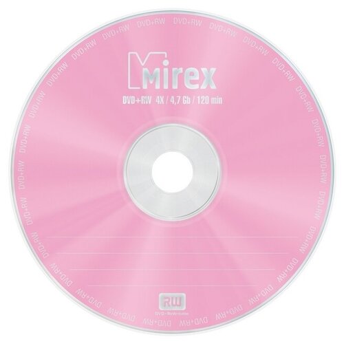 Носители информации DVD+RW, 4x, Mirex, Slim/1, UL130022A4S