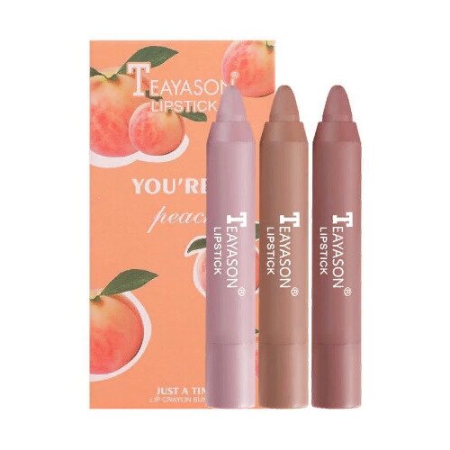 TEAYASON набор матовых помад Lipstick You're A Peach, оттенок персиковый