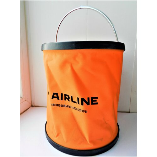 Ведро-трансформер компактное оранжевое (11л) (Airline)