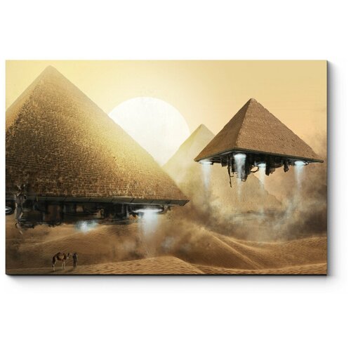 Модульная картина Секрет пирамид 130x87
