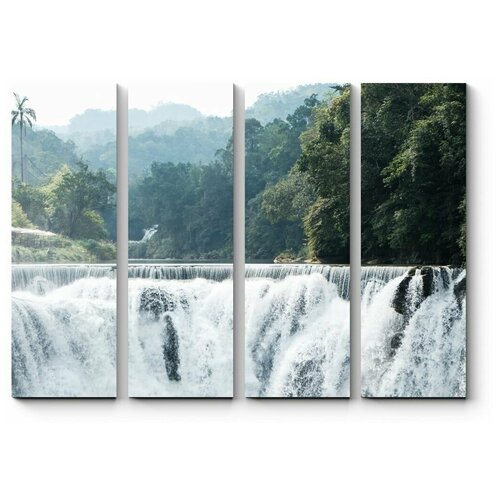 Модульная картина Водопад Шифен, Тайвань60x45