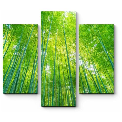 Модульная картина Бамбуковый лес 120x108