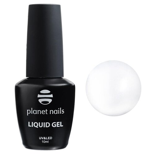 Гель моделирующий Planet Nails LIQUID GEL MILK, молочный, 10 мл