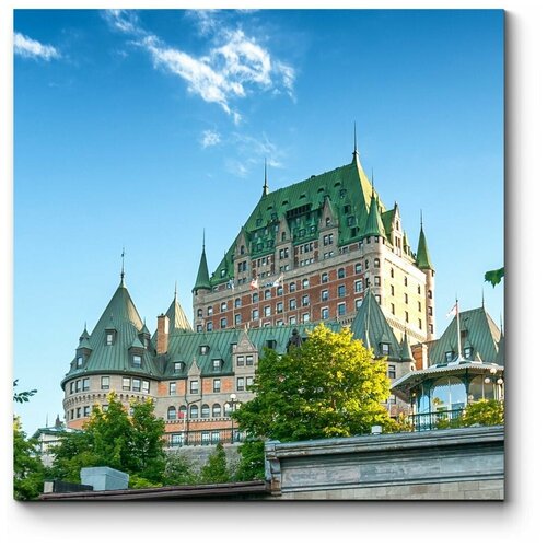 Модульная картина Квебекский городской замок.80x80