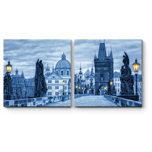 Модульная картина Карлов мост, Прага 100x50