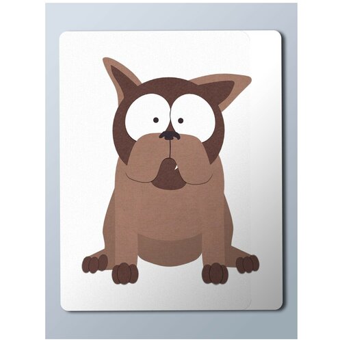 Коврик для мыши с принтом Мультфильм Южный парк собака, эрик, картман, south, park, сатира - 24760