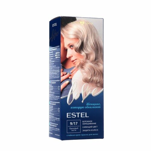 Стойкая крем-краска для волос ESTEL LOVE ореховый латте