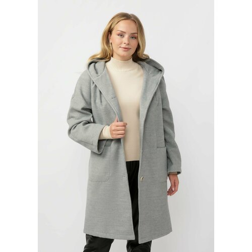Пальто реглан Bianka Modeno, размер 48, серый