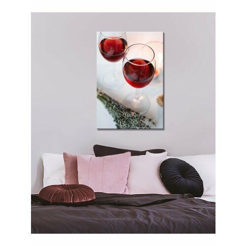 Картина на холсте с подрамником Арт вино 40х60