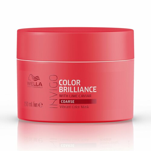 Маска-уход для защиты цвета окрашенных жестких волос Wella INVIGO Color Brilliance, 150 мл