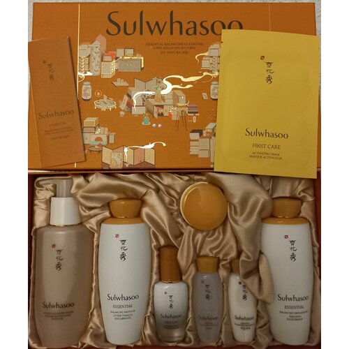 SULWHASOO ESSENTIAL BALANCING CLEANSING CARE SOLUTION подарочный женский набор для ухода за лицом