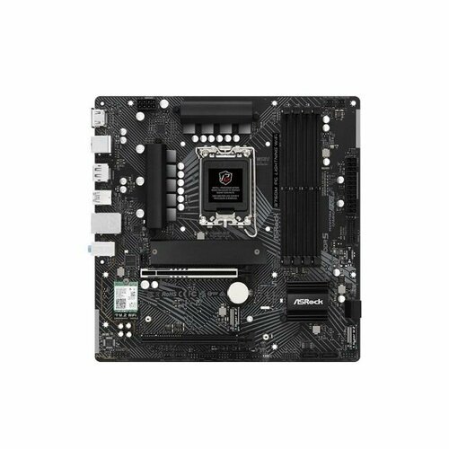 Материнская плата ASRock LGA1700, B760, 4*DDR5, HDMI+DP, 4xSATA3 6.0 (RAID), M.2 Socket, USB 3.2, USB2.0, Type-C, mATX