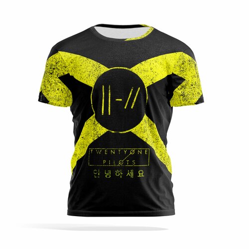 Футболка PANiN Brand, размер XL, желтый, черный